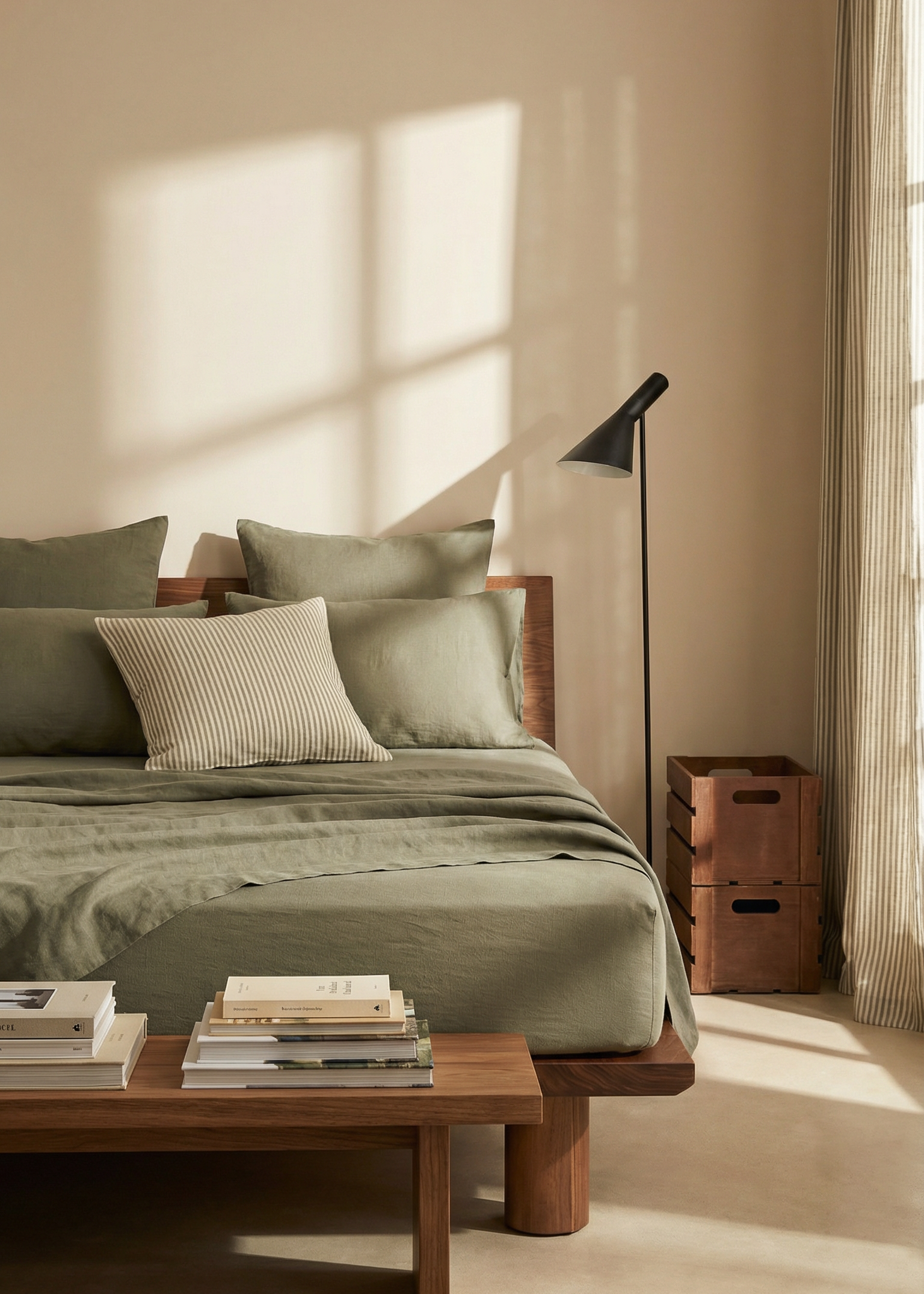 French Flax Linen Sheet Set | Caper – The Foxes Den