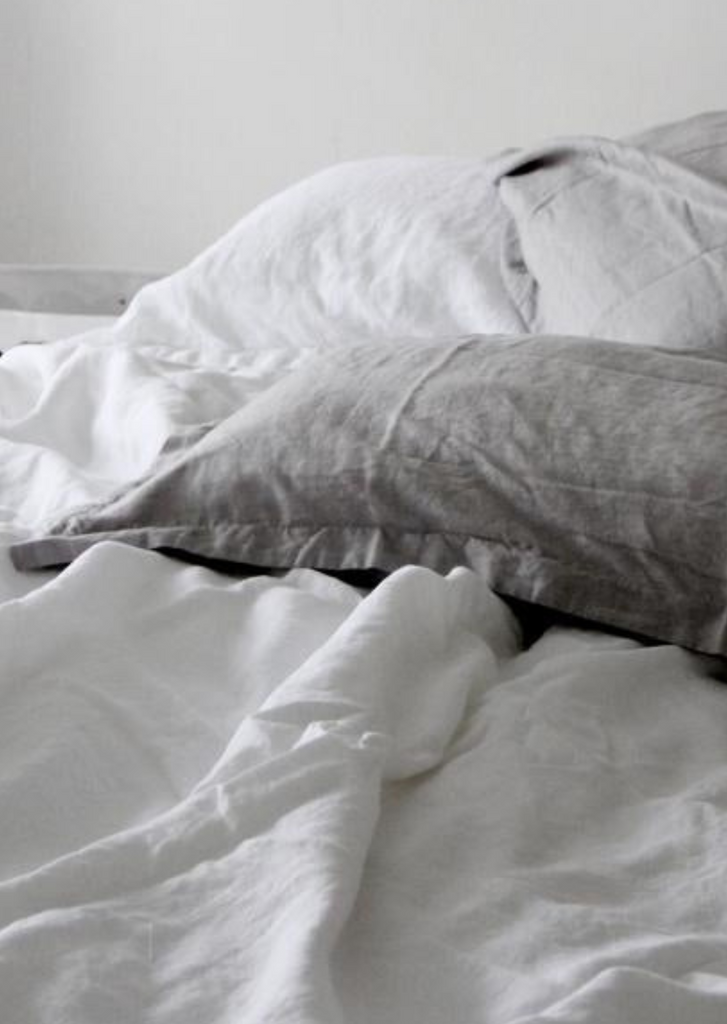 Pure White Linen Flat Sheet | Made in Europe