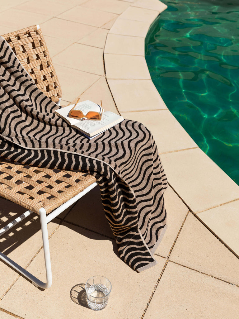 Wave Towels | Black