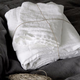 Pure White Linen Sheet set - Made in Europe – The Foxes Den